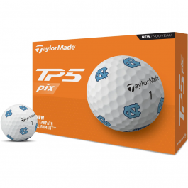TAYLORMADE TP5 UNC TARHEELS PIX GOLF BALLS